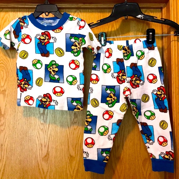 Super Mario Brothers | Pajamas | Super Mario Brothers Size 4 Cotton ...